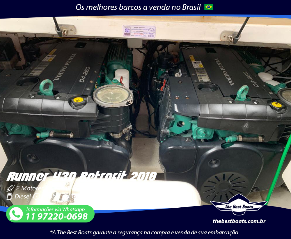 Runner 430 Retrofit 2018 - OS MELHORES BARCOS A VENDA NO BRASIL